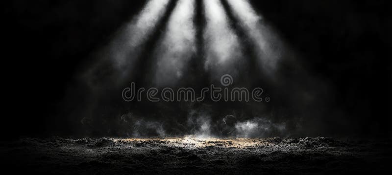 An Atmospheric Scene Featuring Dramatic Rays of Light Piercing through ...