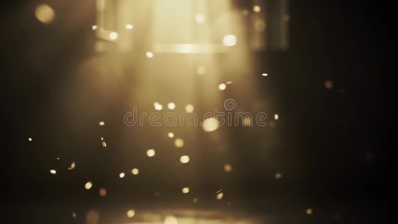 Atmospheric Spotlight with Floating Dust Particles - Seamless Loop ...