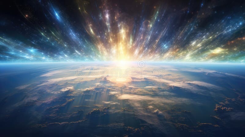 Atmospheric Weather Patterns Around Earth, Viewed from Space with ...