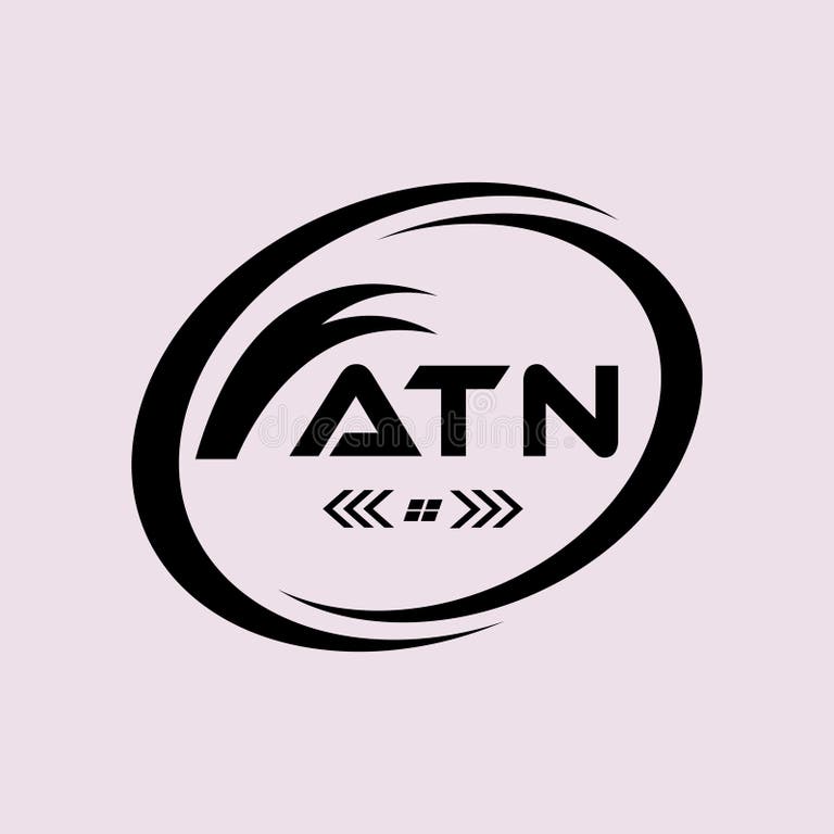 ATN Letter Logo Design. ATN Simple and Modern Monogram Logo Stock ...