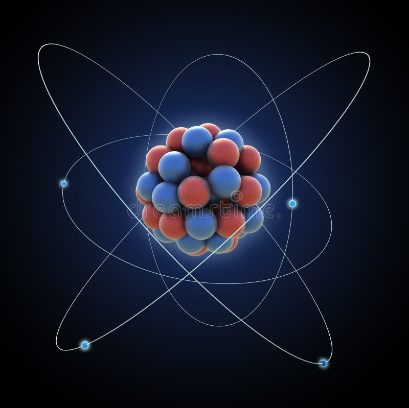 Atom stock illustration. Illustration of cartoon, atom - 13626605