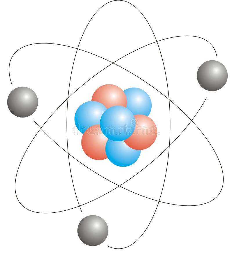 Atom stock illustration. Illustration of power, science - 13745066