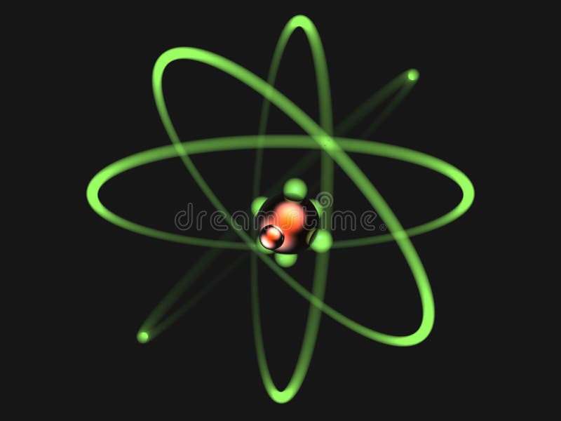 Atom stock illustration. Illustration of neon, atom, ladykassie - 364027