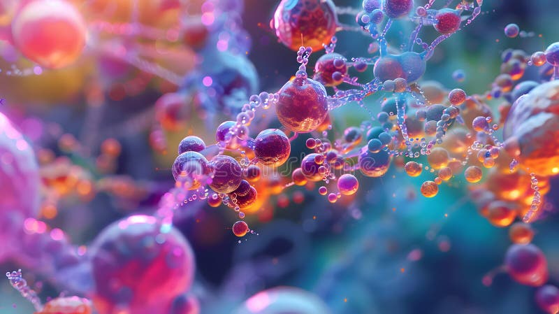 Atom Abstrac Background, Molecular Science Background Image and Atomic ...