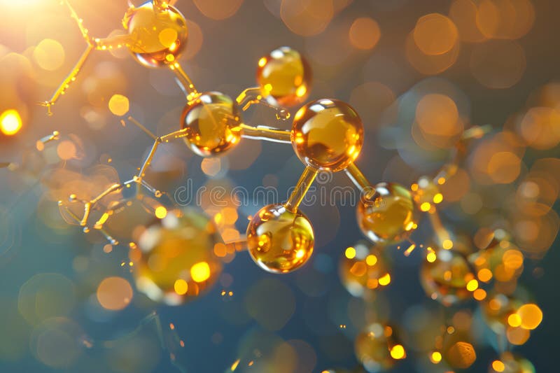 Atom Abstrac Background, Molecular Science Background Image and Atomic ...