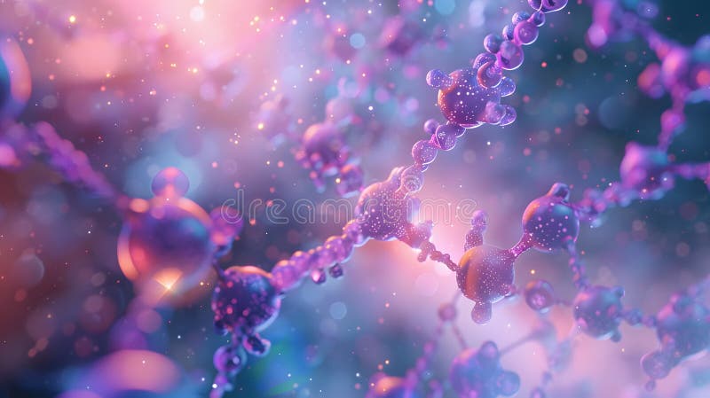 Atom Abstrac Background, Molecular Science Background Image and Atomic ...
