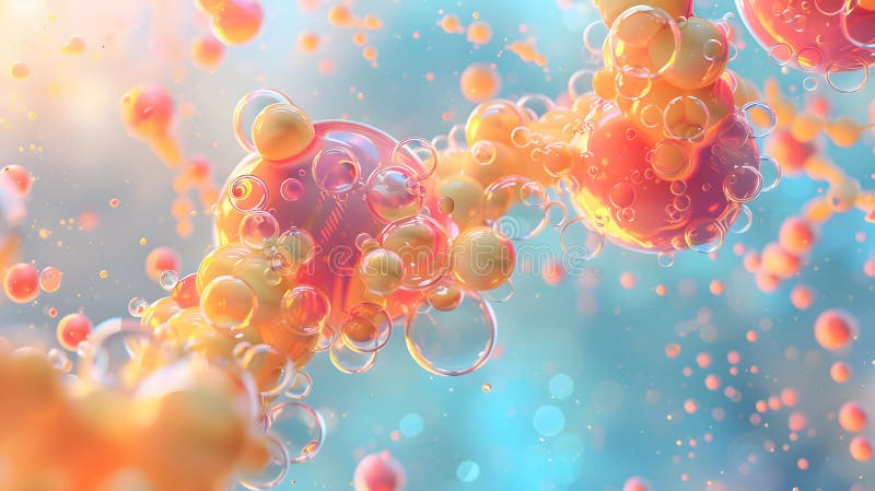 Atom Abstrac Background, Molecular Science Background Image and Atomic ...