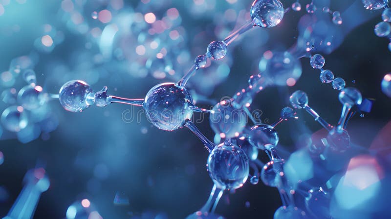 Atom Abstrac Background, Molecular Science Background Image and Atomic ...