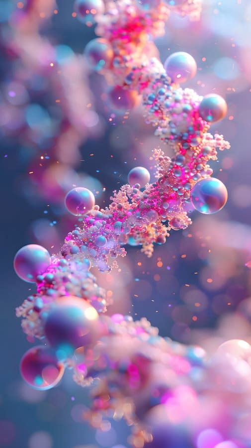 Atom Abstrac Background, Molecular Science Background Image and Atomic ...