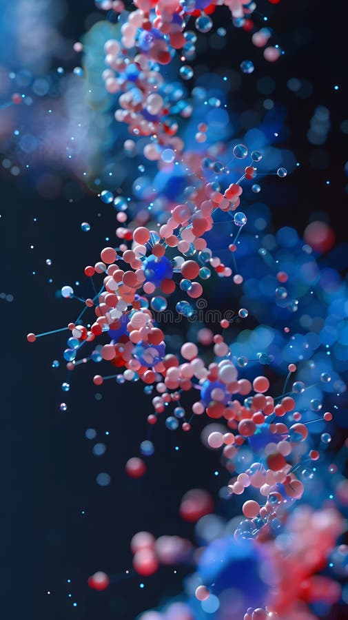 Atom Abstrac Background, Molecular Science Background Image and Atomic ...