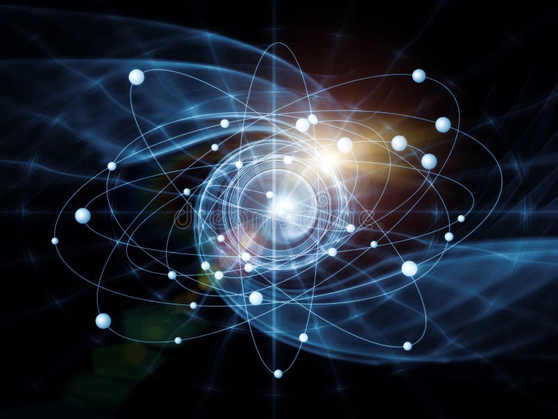 Atom Arrangement stock illustration. Illustration of movement - 64762523