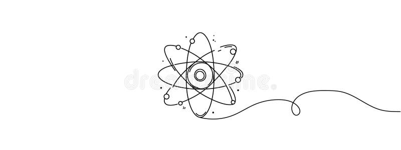 Atom As a Symbol of Science and Various Molecules Around. World Science ...