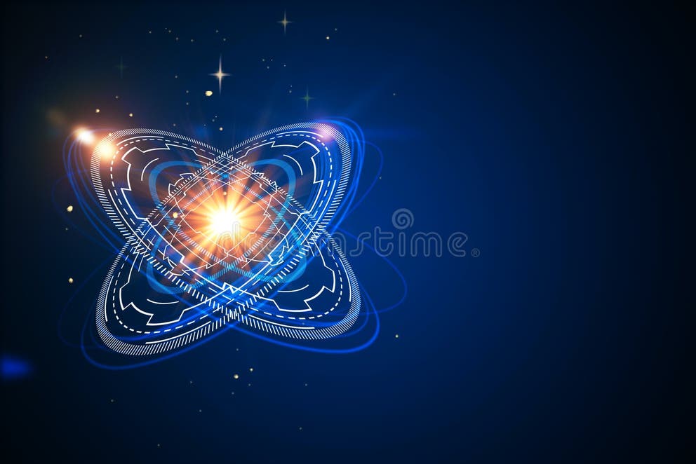 Atom backdrop stock illustration. Illustration of molecular - 102706722