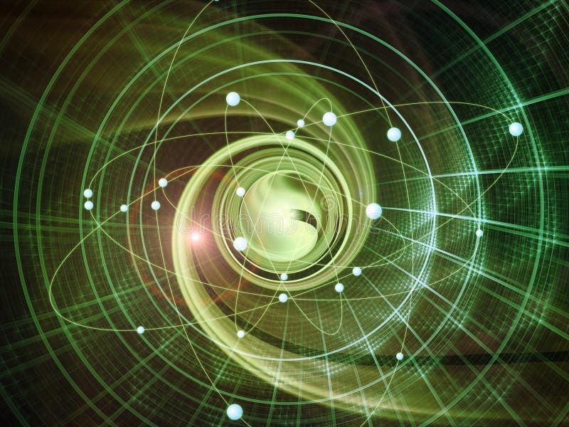 Atom Backdrop stock illustration. Illustration of arrangement - 63991489