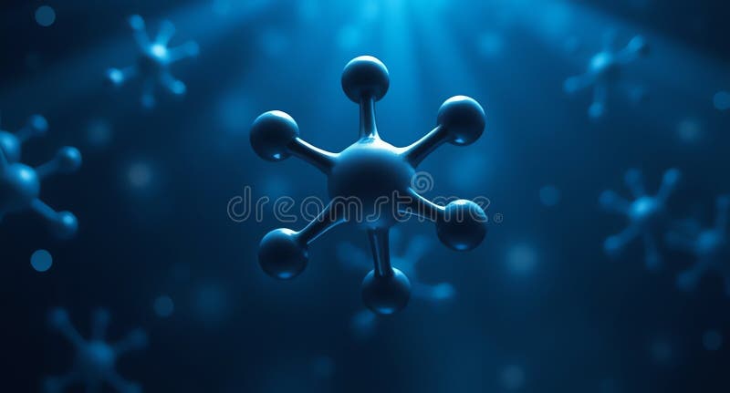 Atom background blue stock image. Image of blue, background - 365366995