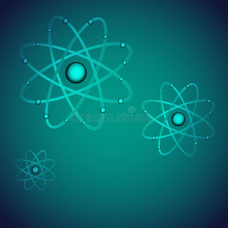 Atom background stock vector. Illustration of power, action - 30618533
