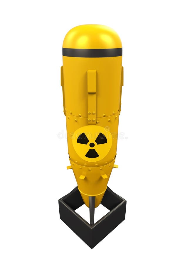 Nuclear Explosion White Background