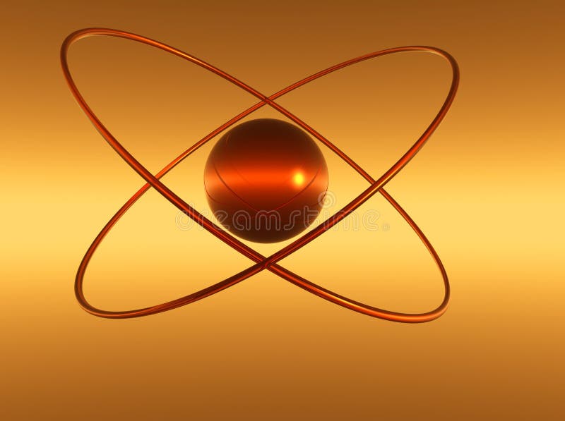 Atom and starfield stock photo. Image of mirror, futuristic - 2401880