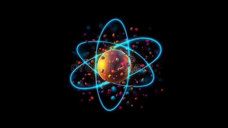 Atom Close Up Background Wallpaper for PowerPoint and Presentations Ai ...