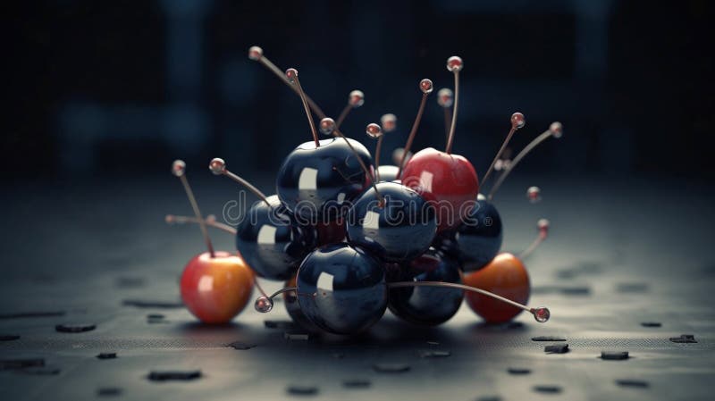 Atom Close Up Background Wallpaper for PowerPoint and Presentations Ai ...