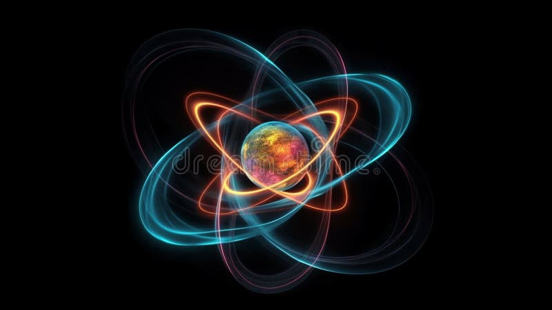 Atom Close Up Background Wallpaper for PowerPoint and Presentations Ai ...