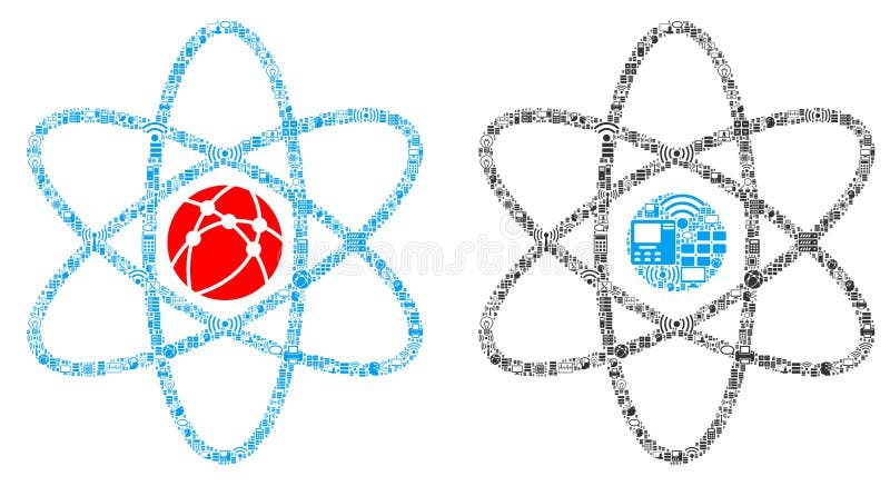 Atom Mosaics Stock Illustrations – 6 Atom Mosaics Stock Illustrations ...