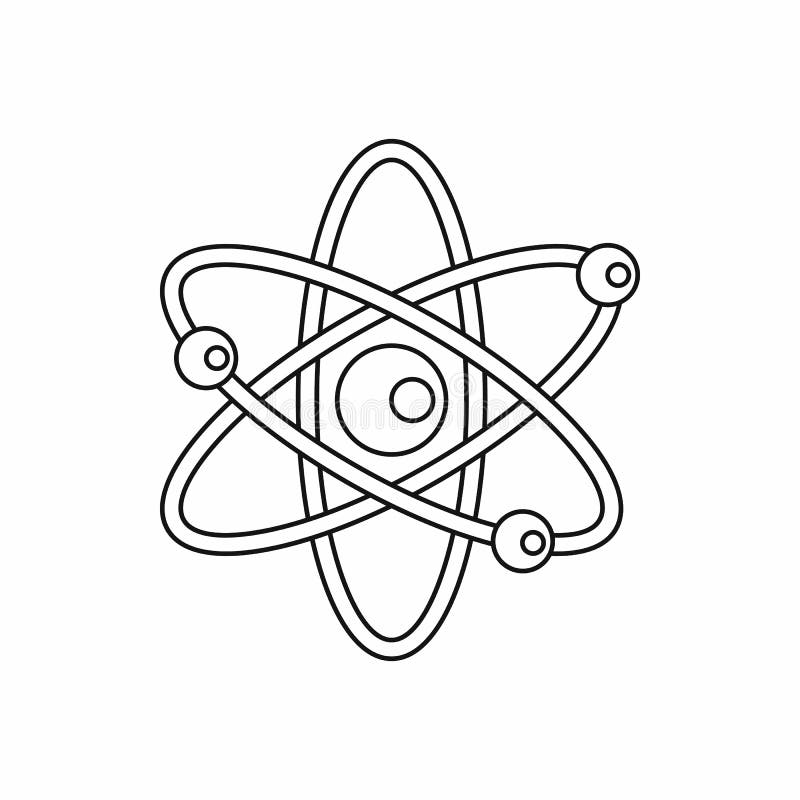 Atom And Molecule Coloring Pages Sketch Coloring Page