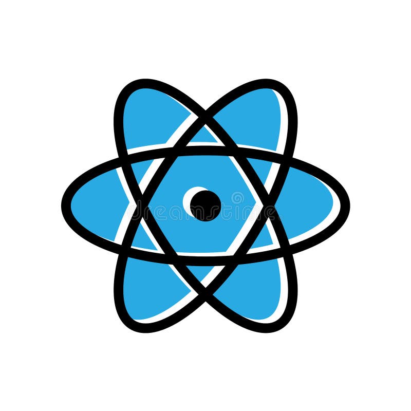 Atom Flat Icon. Education Symbol. Simple Design Editable. Design ...