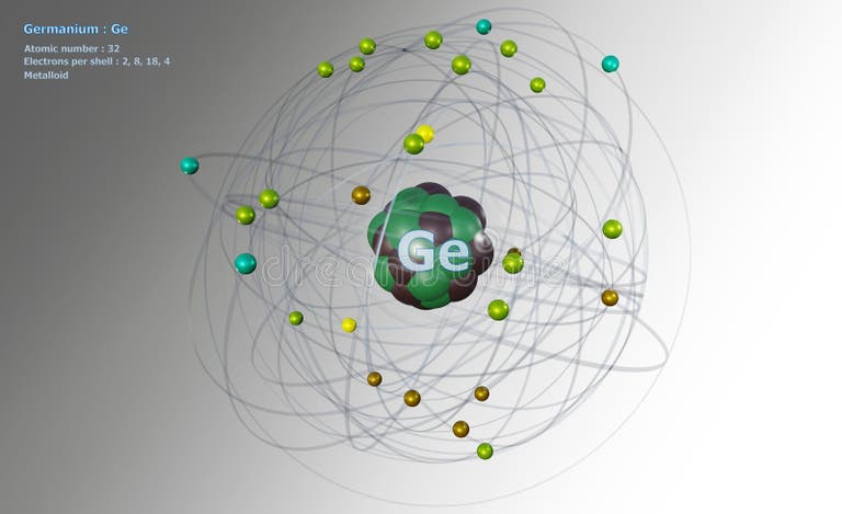 Germanium Atom Stock Illustrations – 360 Germanium Atom Stock ...