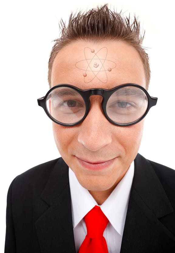 Atom head stock photo. Image of young, education, smile - 16114036