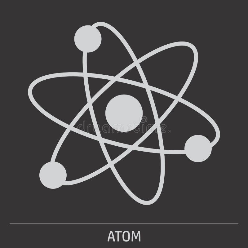 Atom icon illustration stock illustration. Illustration of chemistry ...