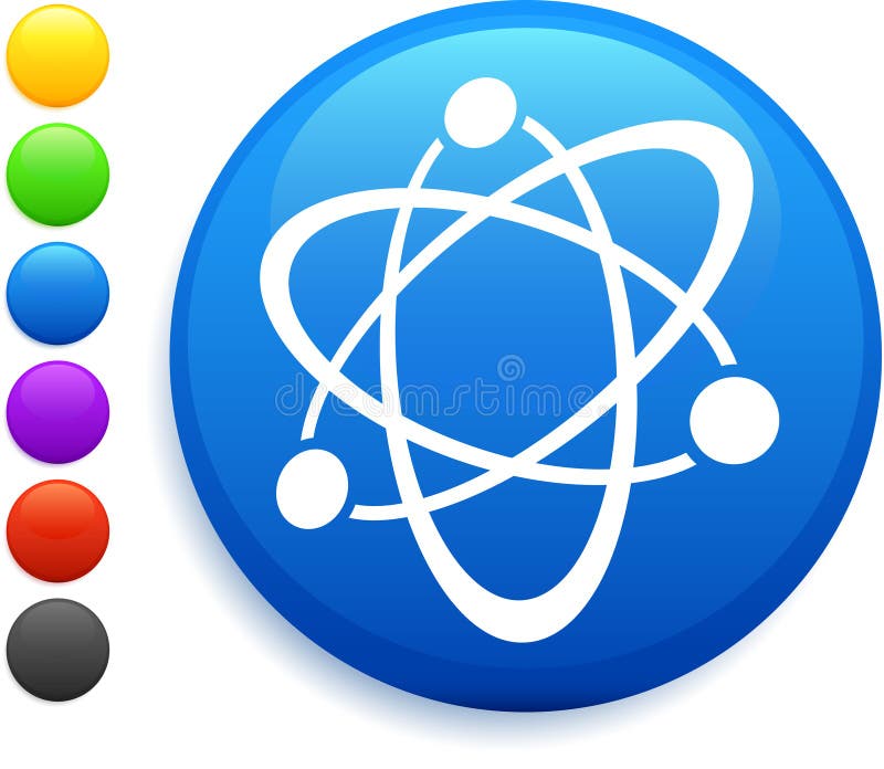 Atom Icon for Your Web Site Design, Logo, App, UI. Flat Style. Atom ...