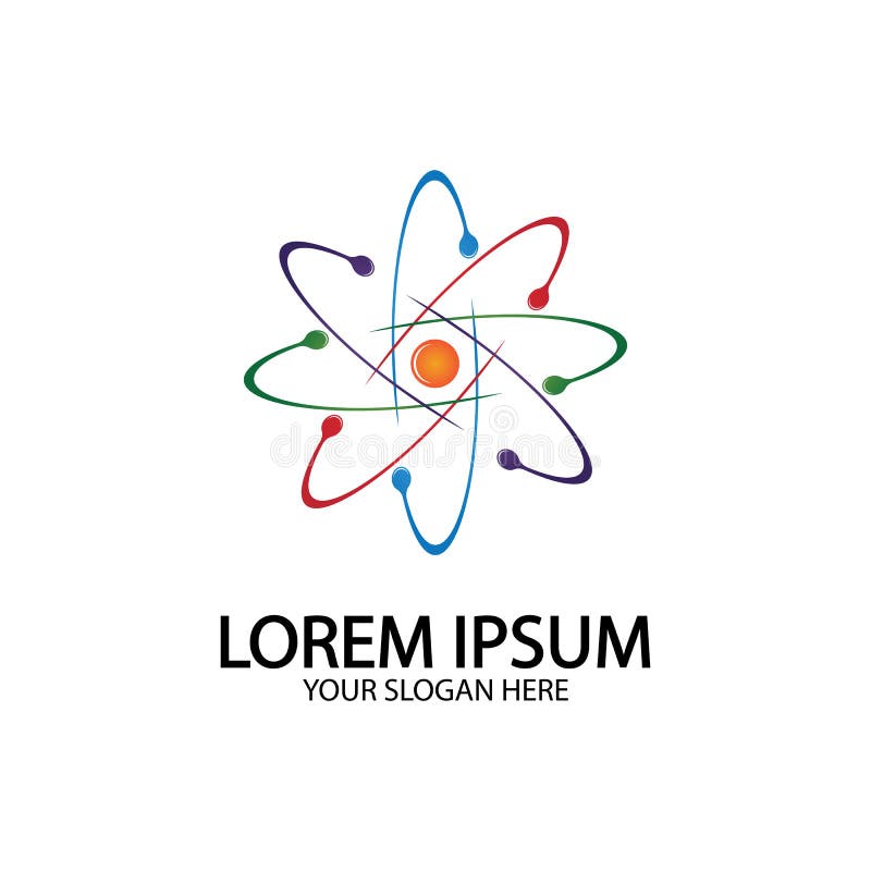Atom Icon. Science Sign. Atom Logo. Atomic Symbol. Nuclear Icon ...