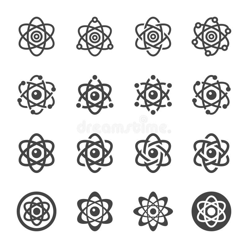 Chemical and Non Chemical Icon Set Stock Vector - Illustration of ...