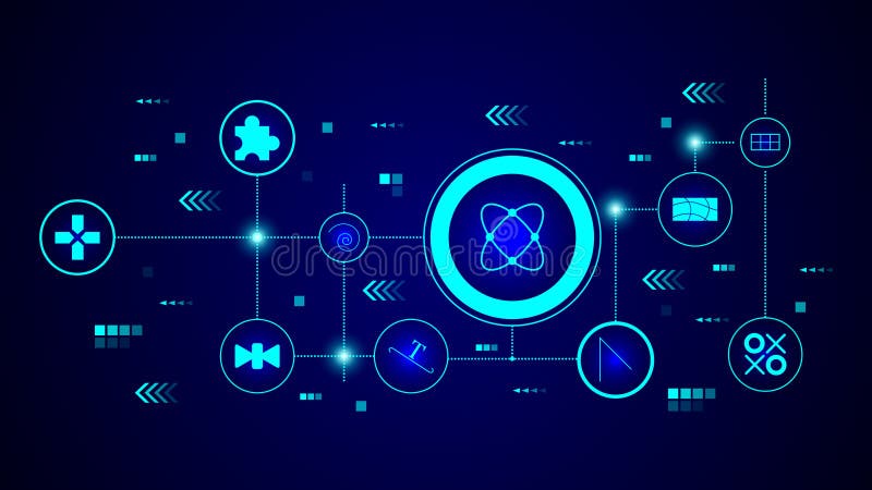 Atom icon. from web set stock illustration. Illustration of science ...