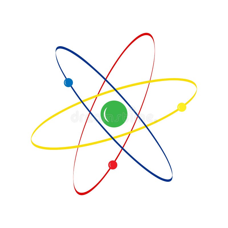Atom Icon on a White Background To Create a Logo, Logo, Site or App ...