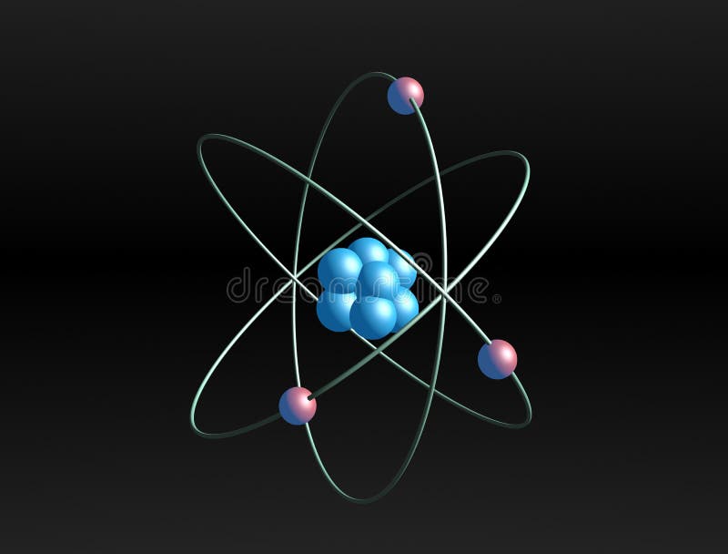 Atom image illustration stock illustration. Illustration of nuclear ...