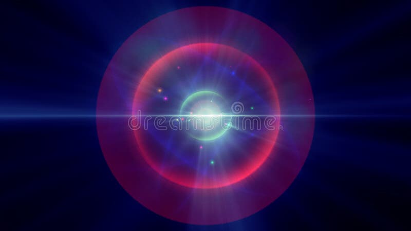 Atom Light Ray Glow Abstract Stock Illustration - Illustration of ...