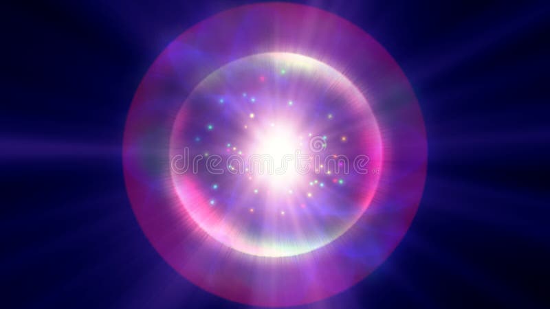 Atom Light Ray Glow Abstract Stock Illustration - Illustration of ...