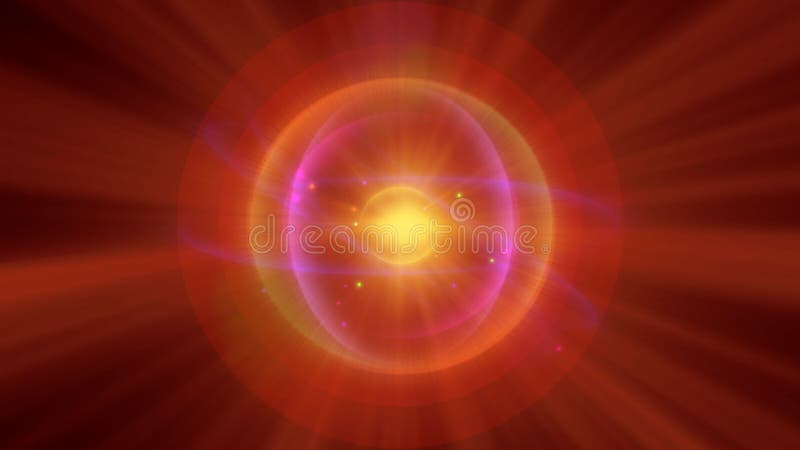 Atom Light Ray Glow Abstract Stock Illustration - Illustration of ...