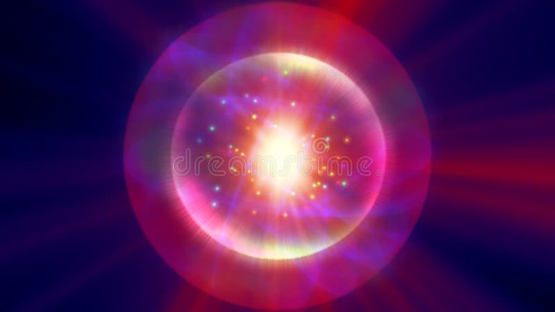Atom Light Ray Glow Abstract Stock Illustration - Illustration of atom ...