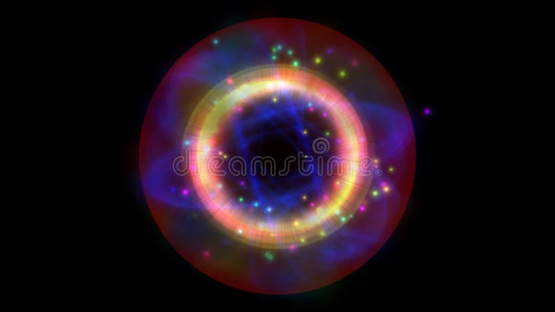 Atom Light Ray Glow Abstract Stock Illustration - Illustration of ...