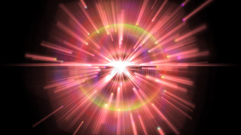 Atom Light Ray Glow Abstract Stock Illustration - Illustration of ...