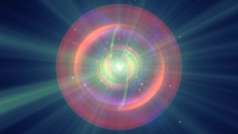 Atom Light Ray Glow Abstract Stock Illustration - Illustration of burst ...