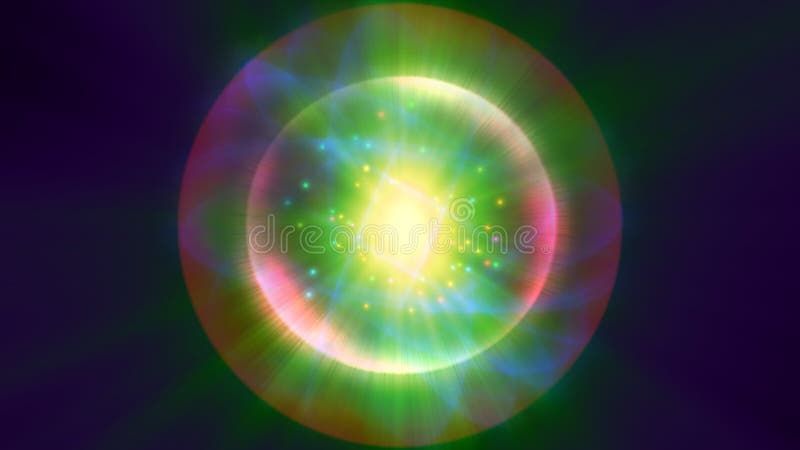 Atom Light Ray Glow Abstract Stock Illustration - Illustration of ...