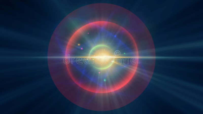 Atom Light Ray Glow Abstract Stock Illustration - Illustration of ...