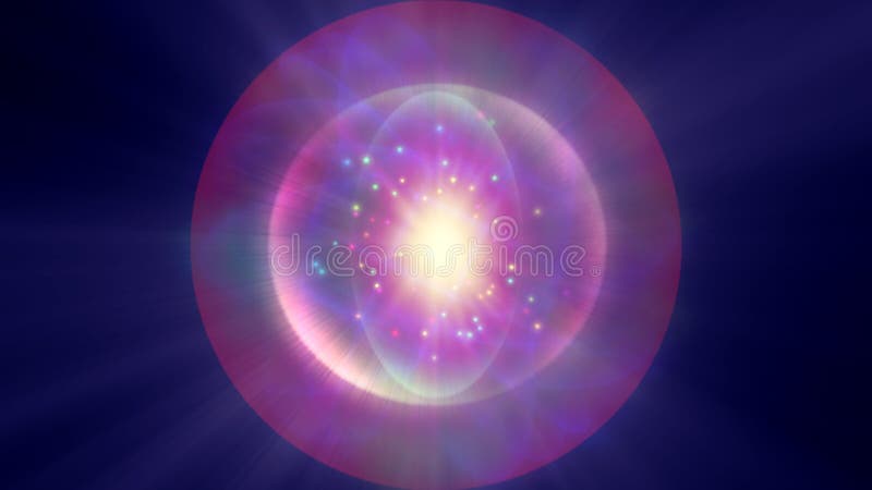 Atom Light Ray Glow Abstract Stock Illustration - Illustration of ...
