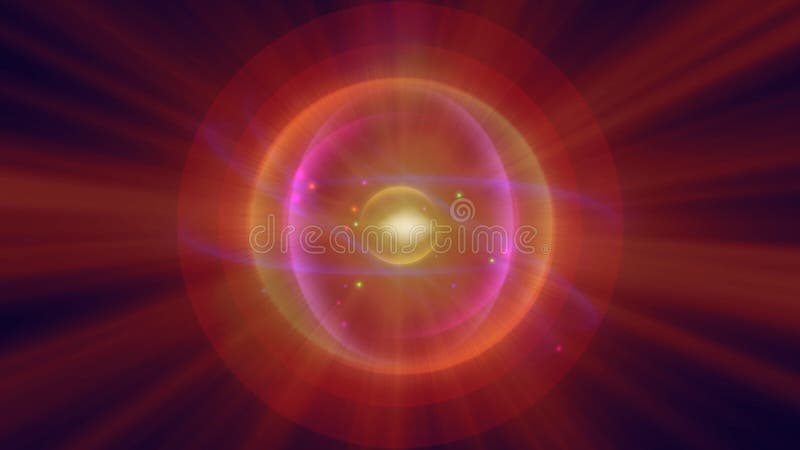 Atom Light Ray Glow Abstract Stock Illustration - Illustration of power ...