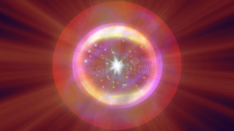 Atom Light Ray Glow Abstract Stock Illustration - Illustration of atom ...