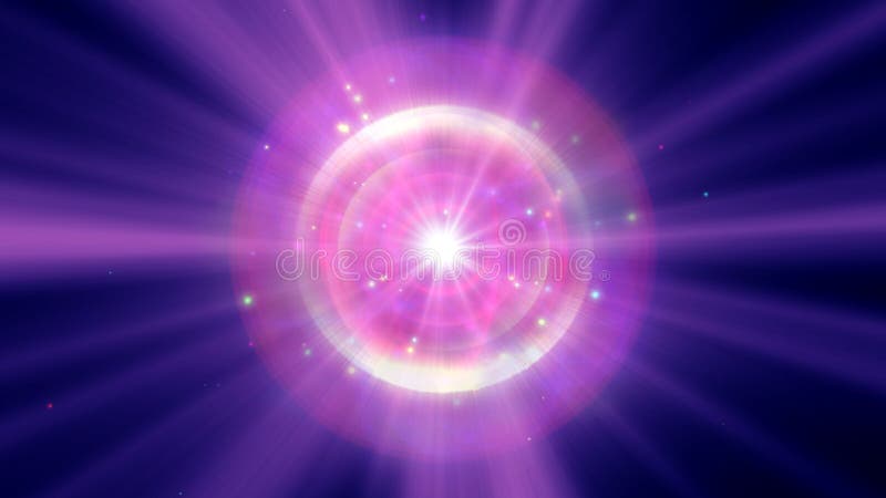 Atom Light Ray Glow Abstract Stock Illustration - Illustration of ...